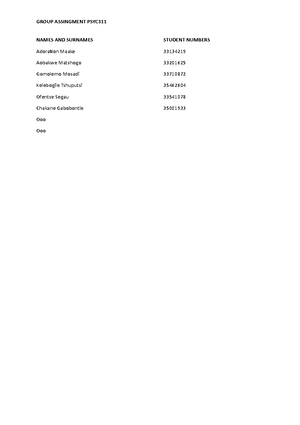 PSYC312 Summative Assignment Template 1 - PSYC312 Summative Assignment ...