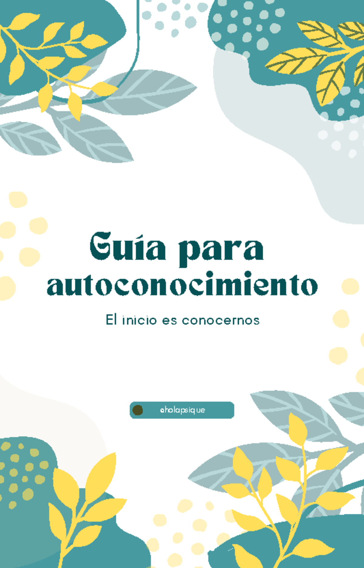 Ebook Guia para autoconocimiento - Guía para autoconocimiento ...