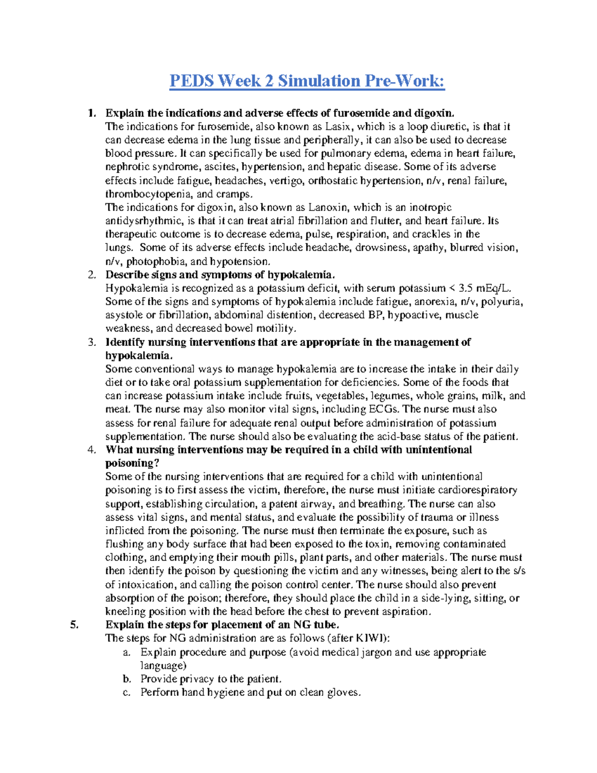 Peds sim 2 pre work - simulation pre-work - PEDS Week 2 Simulation Pre ...