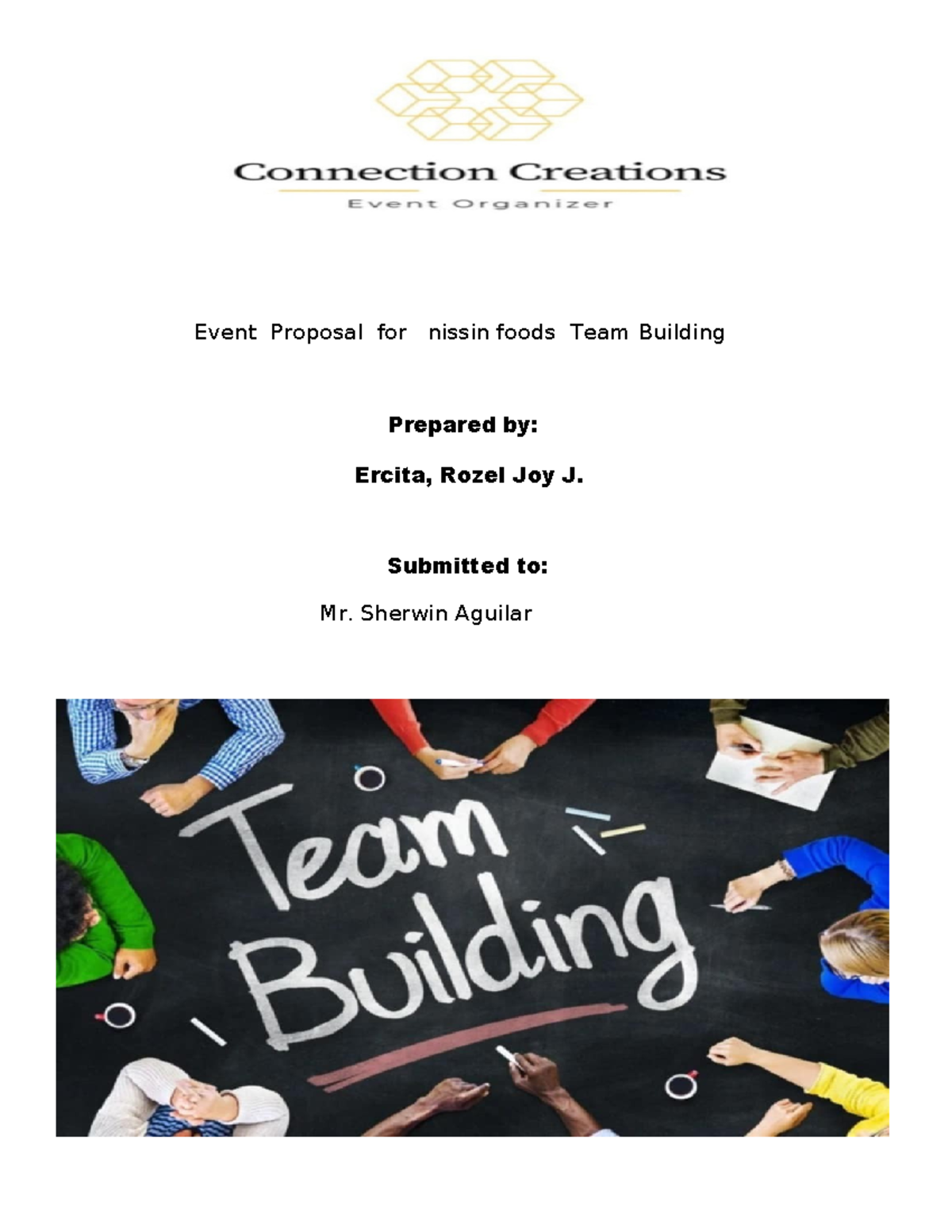 everthdxung oalkysdbsfdgnbx - Event Proposal for nissin foods Team ...