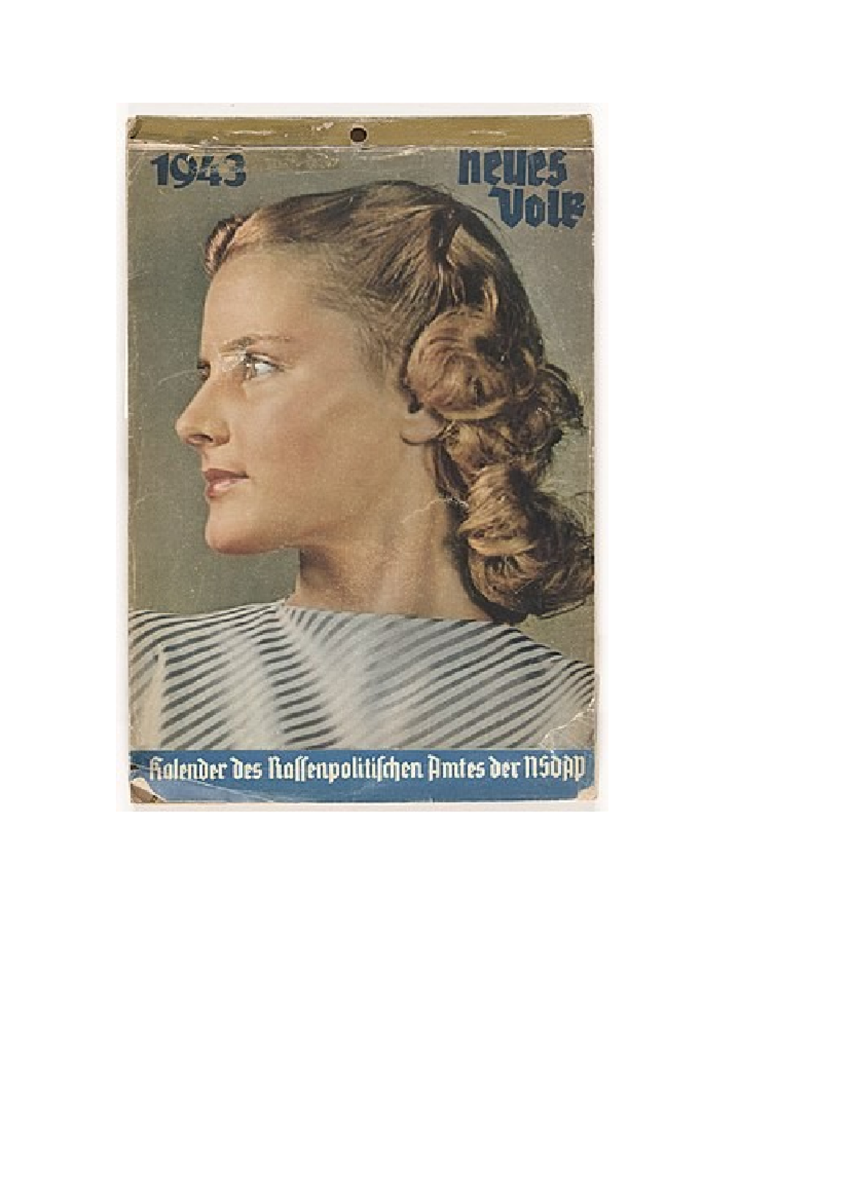 DE Rassenleer GS - Geschiedenis - 1943 neues Vole Kolender Des ...