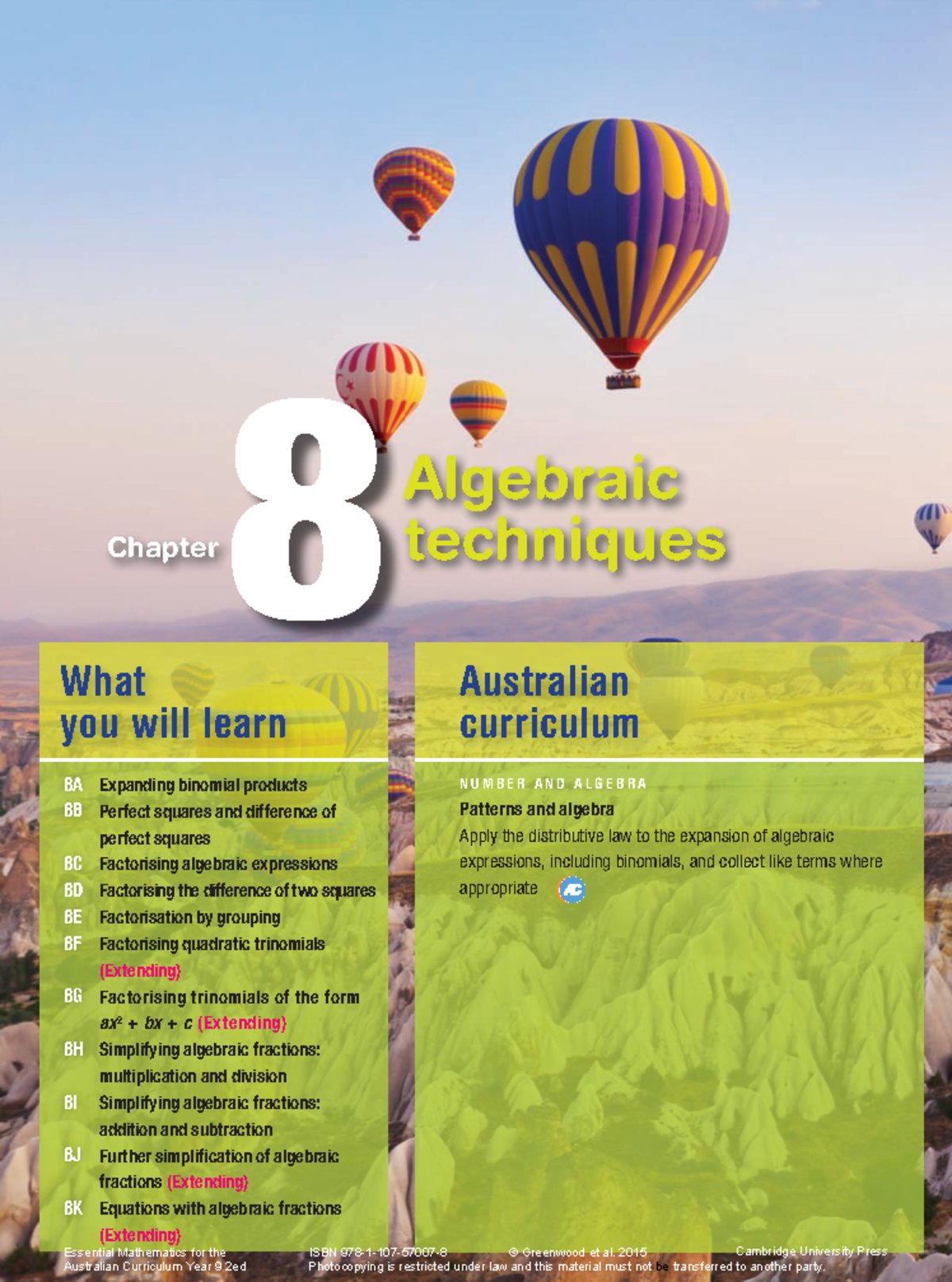 Essential Mathematics for the Australian Curriculum Year 9 (David ...
