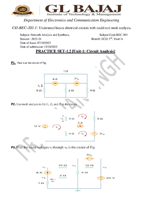 Digital Electronics Assignment - Fundamentals of Electronics ...