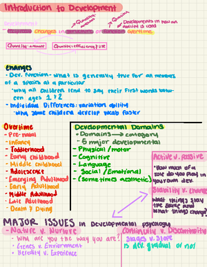Human Growth and Development essay - From conception to old age ...