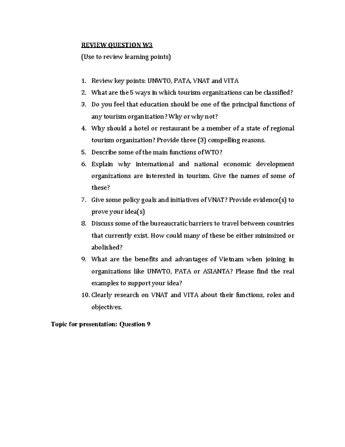 Review question 3 - qwer - REVIEW QUESTION W (Use to review learning ...