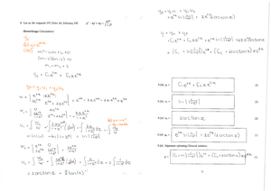 Memo 7 - Tutorial Memo for Engineering Maths 214 ( Differential Equations) - Tutorial 7 ...