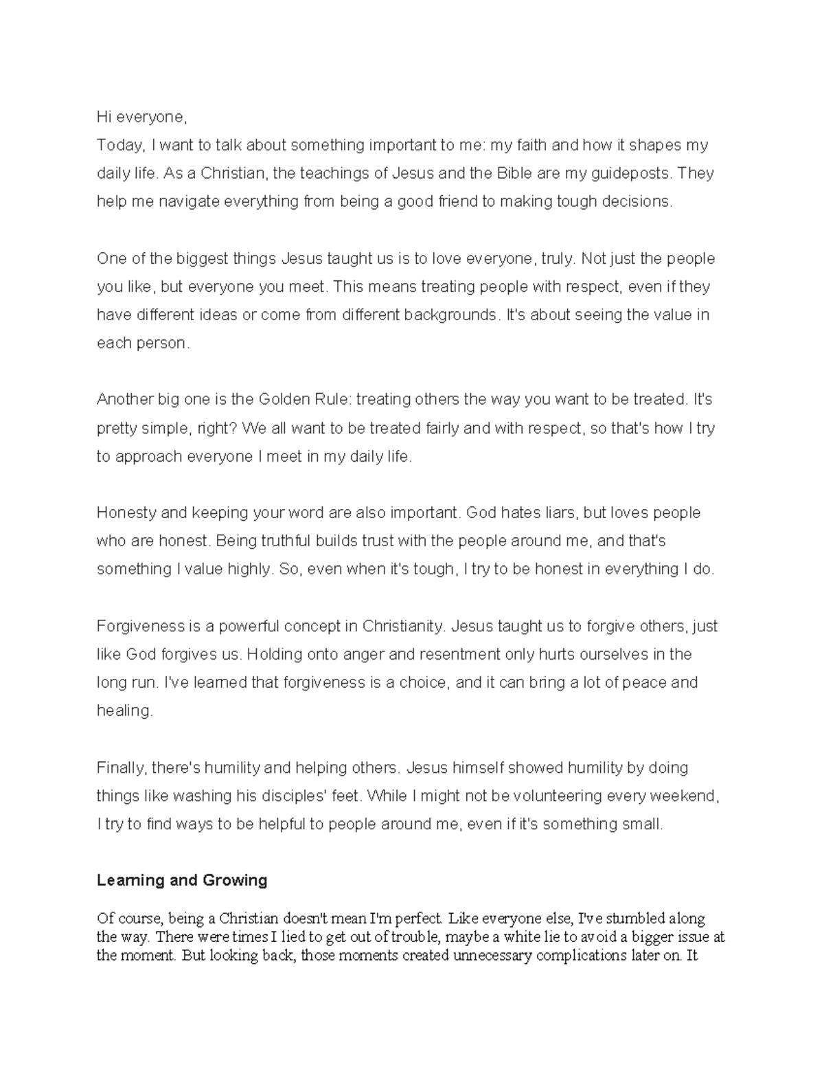 Cfe Life Story Summary - Hi everyone, Today, I want to talk about ...