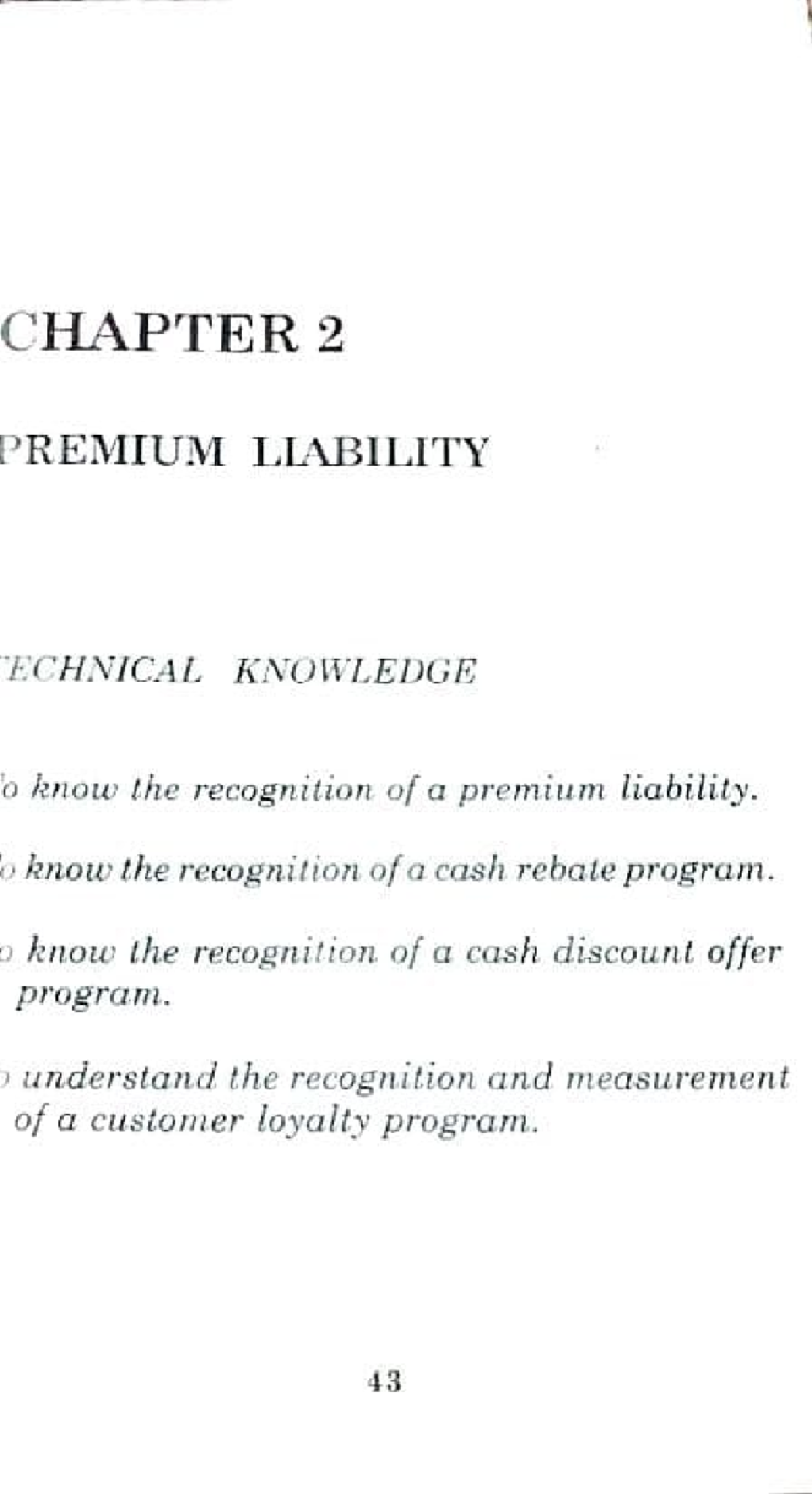 Chapter 2 Premium Liability - CHAPTER 2 PREMIUM LIABILITY ECHNICAL ...