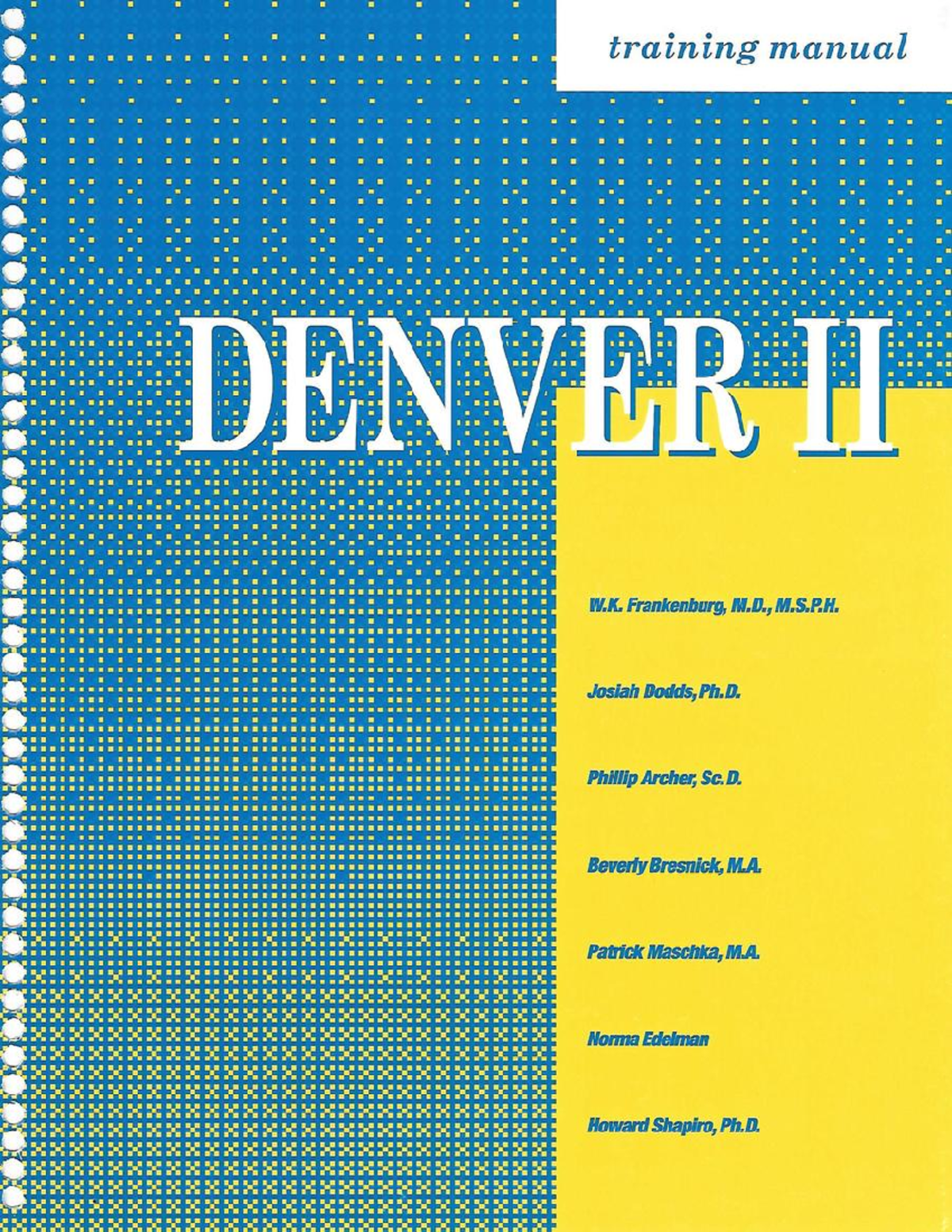 Denver II Training Manual - PEDS 5845 - Studocu