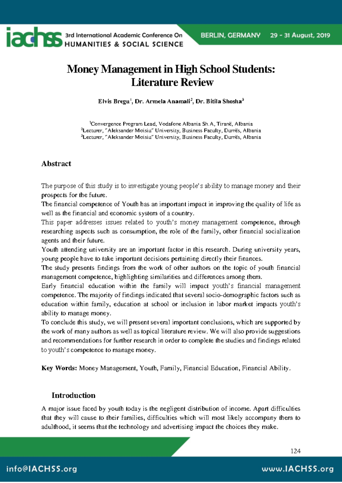 80-180 - FinMan research - Money Management in High School Students ...