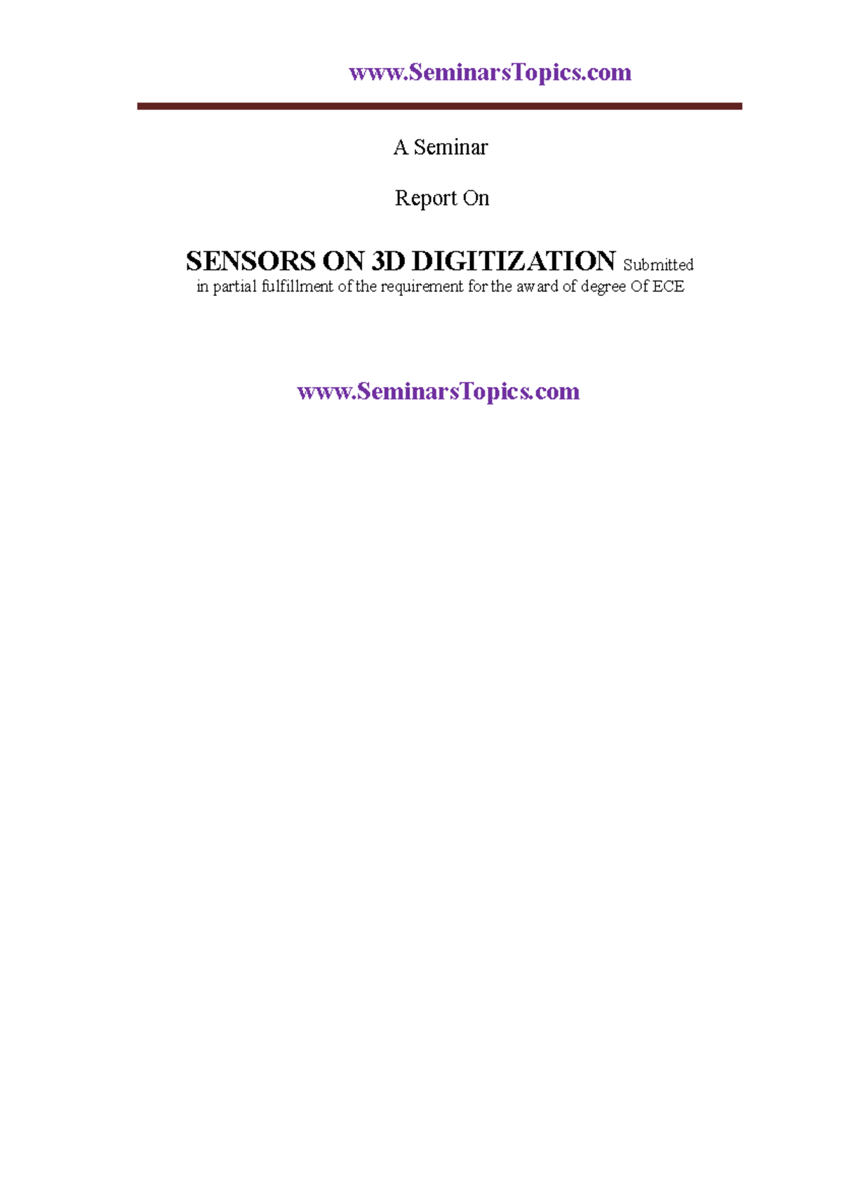 Sensors on 3d digitization 10801 2955aef - SeminarsTopics A Seminar ...