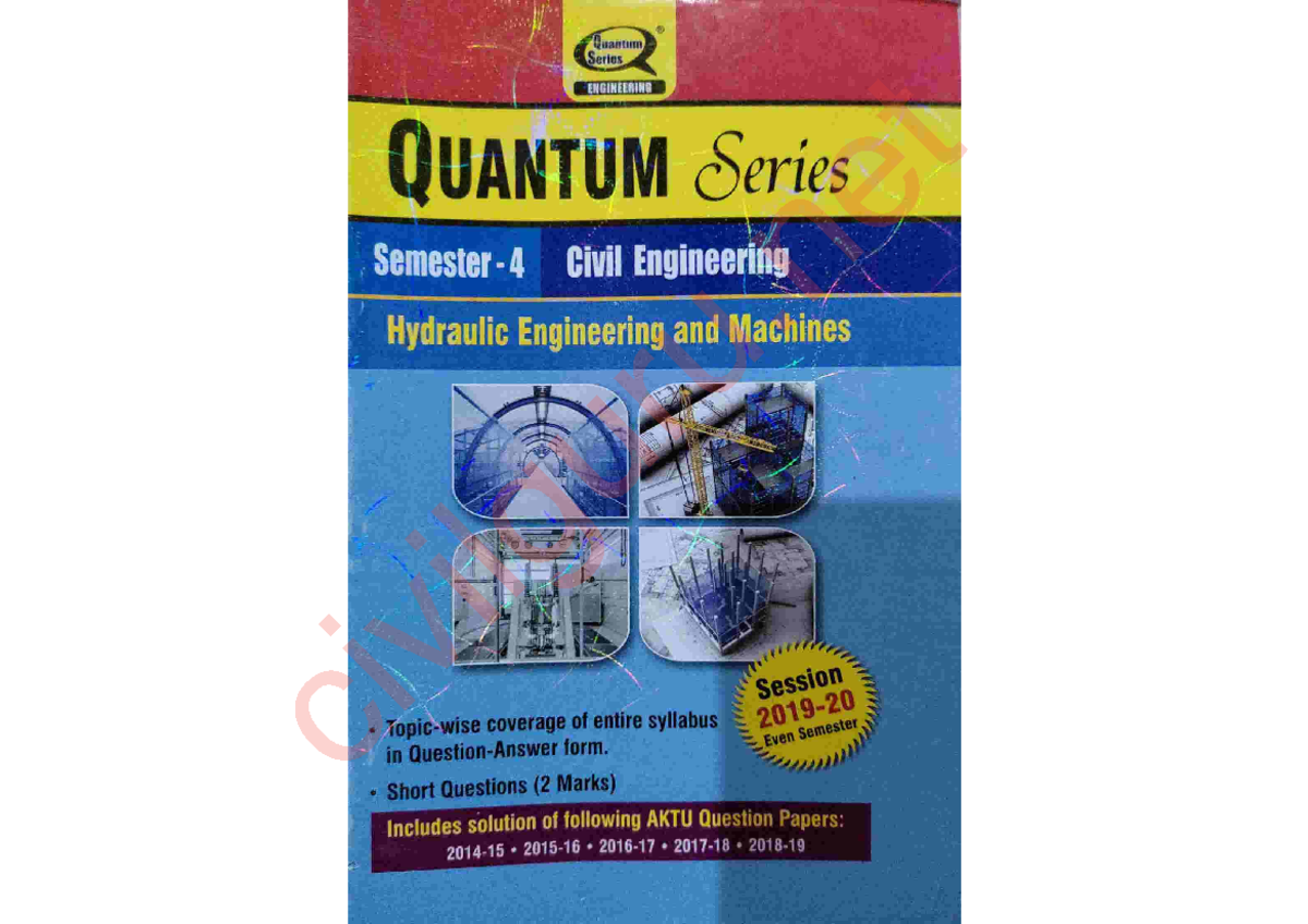 Hydraulic Engineering and Machine - Btech - Studocu