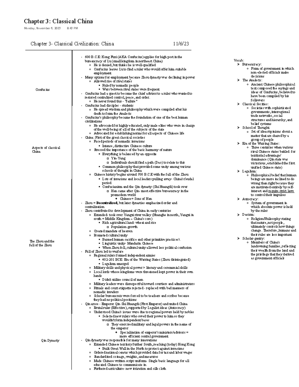7th Edition World Civilizations- The Global Experience Chapter 3 ...