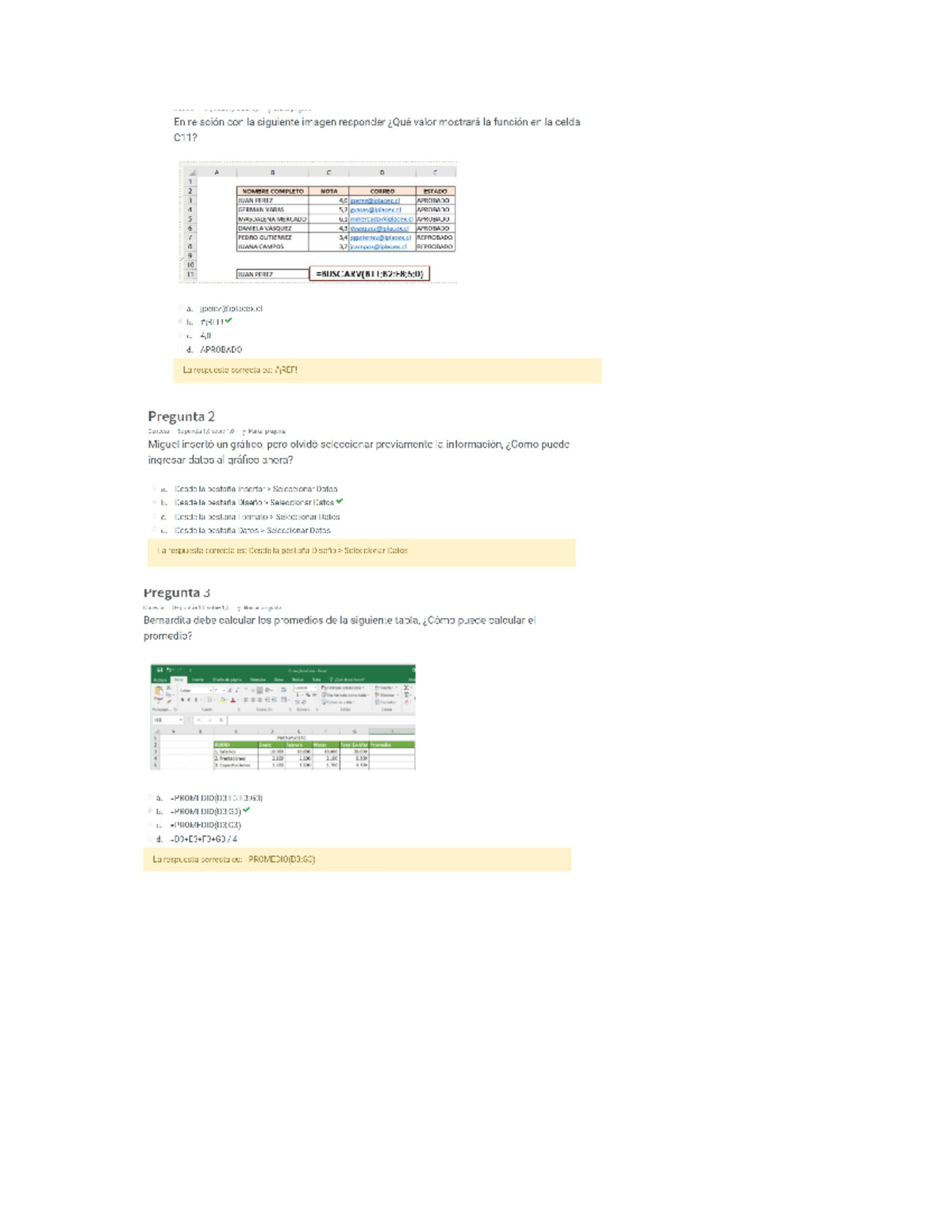 Prueba final excel basico iplacex - Excel Básico - Studocu