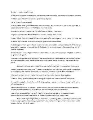 We The People-Chapter 15 Notes - Chapter 15 Notes Tuesday, December 7 ...