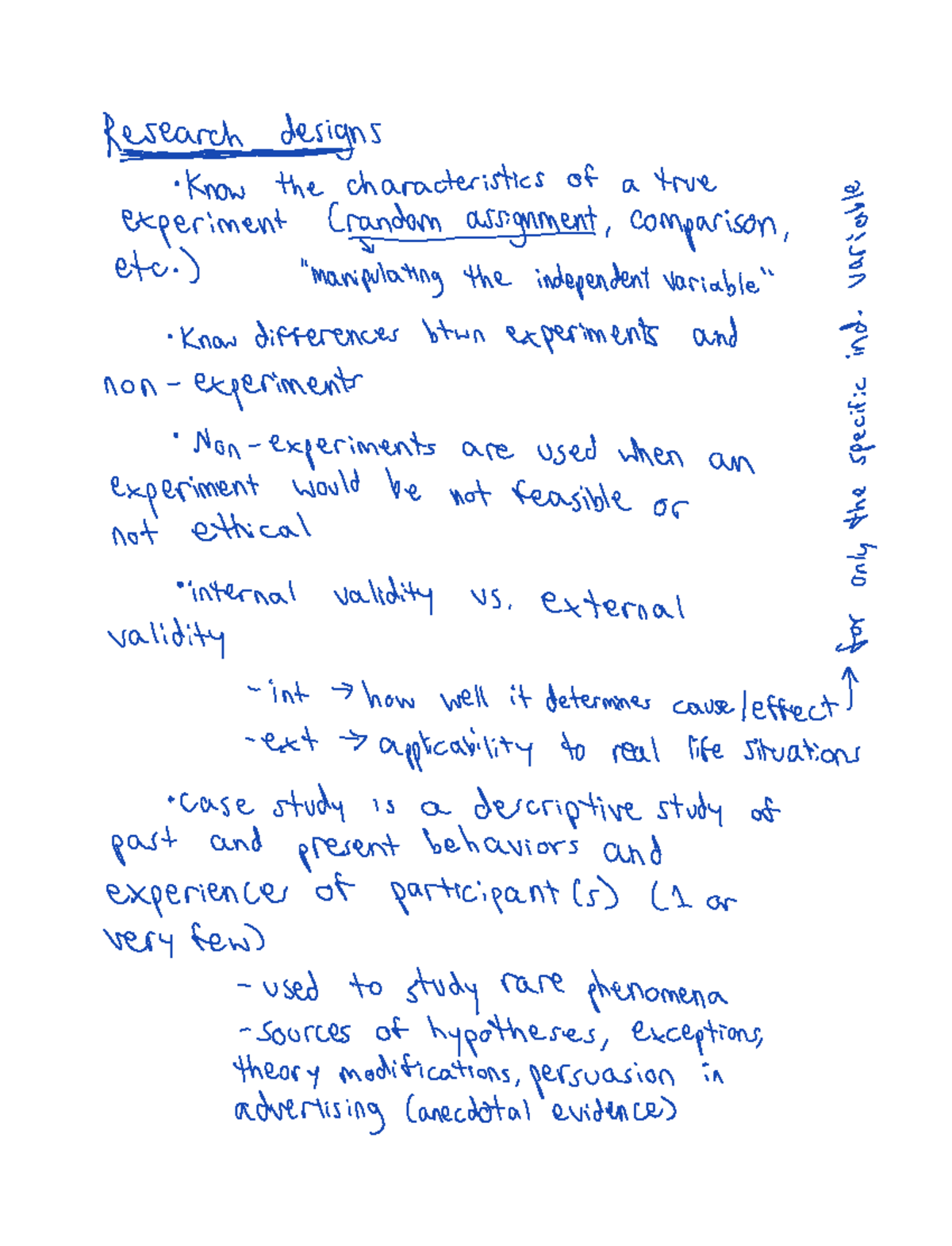 PSYC266 notes on research designs - Regartdesigns Know the ...