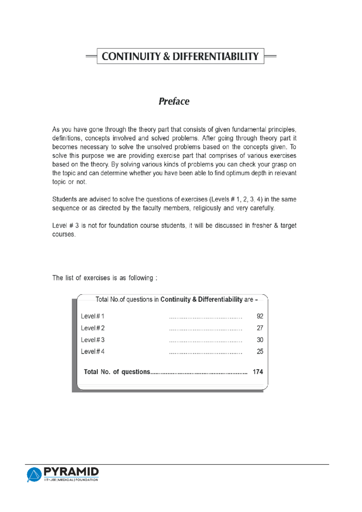 Worksheet - Continuity and Differentiability - CONTINUITY ...