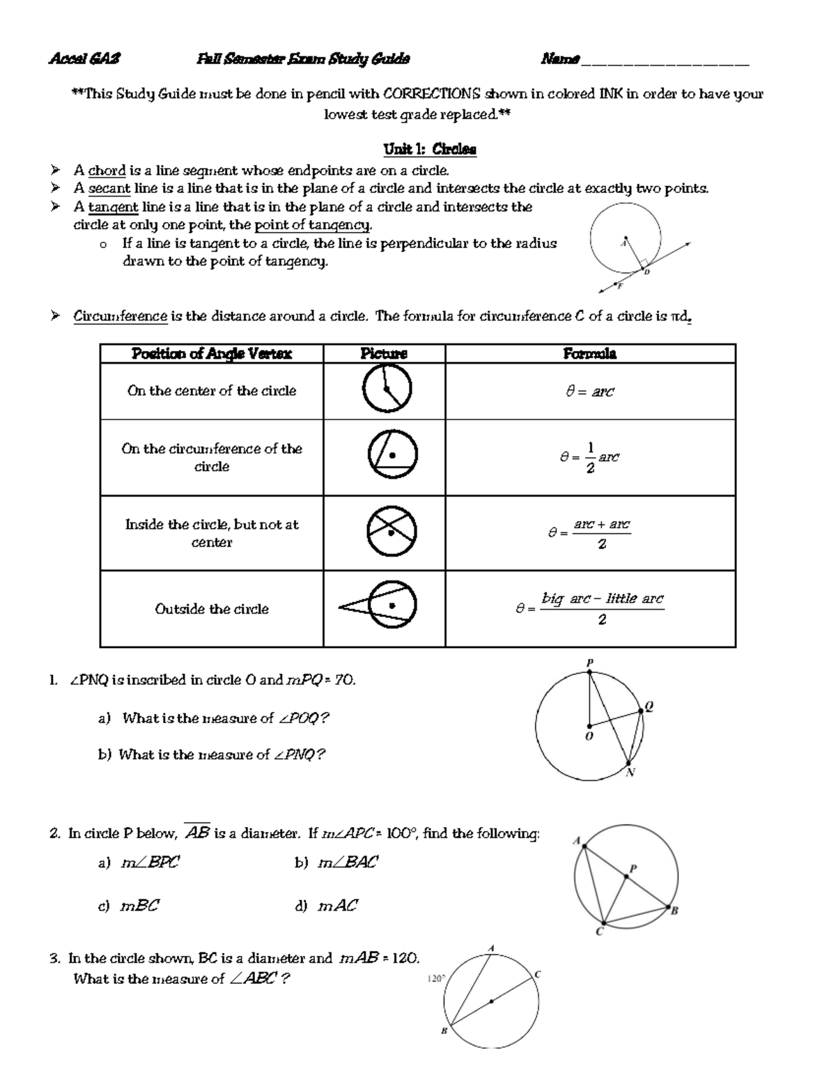 Fall+Exam+Review+2023 - ####### Accel GA2 Fall Semester Exam Study ...
