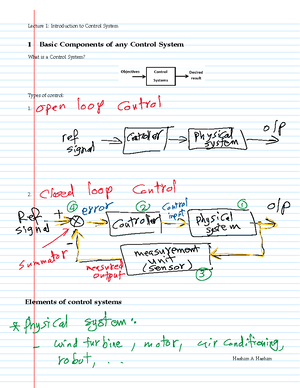 Assign 4 Sketching Root Locus - MAAE 3500 Feedback Control Systems Suggested Problems ...