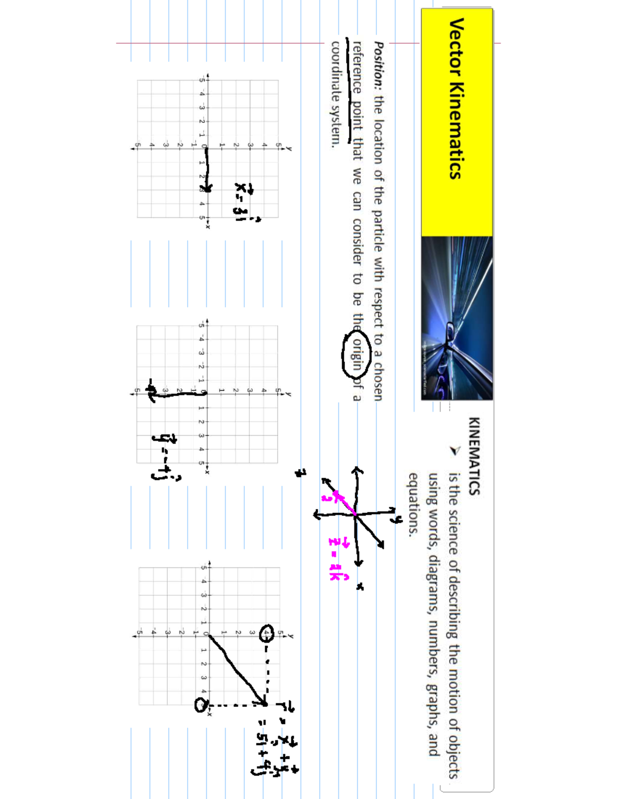 PHYS001 Week1Day2-1 - notes - Calculus-Based Physics 1 - Studocu