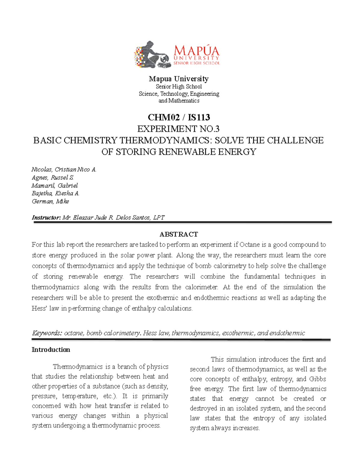 IS113 Grp 3 Lab Rep CO3 - werhaseth werh wsethwse thswet hsej se6jsr ...