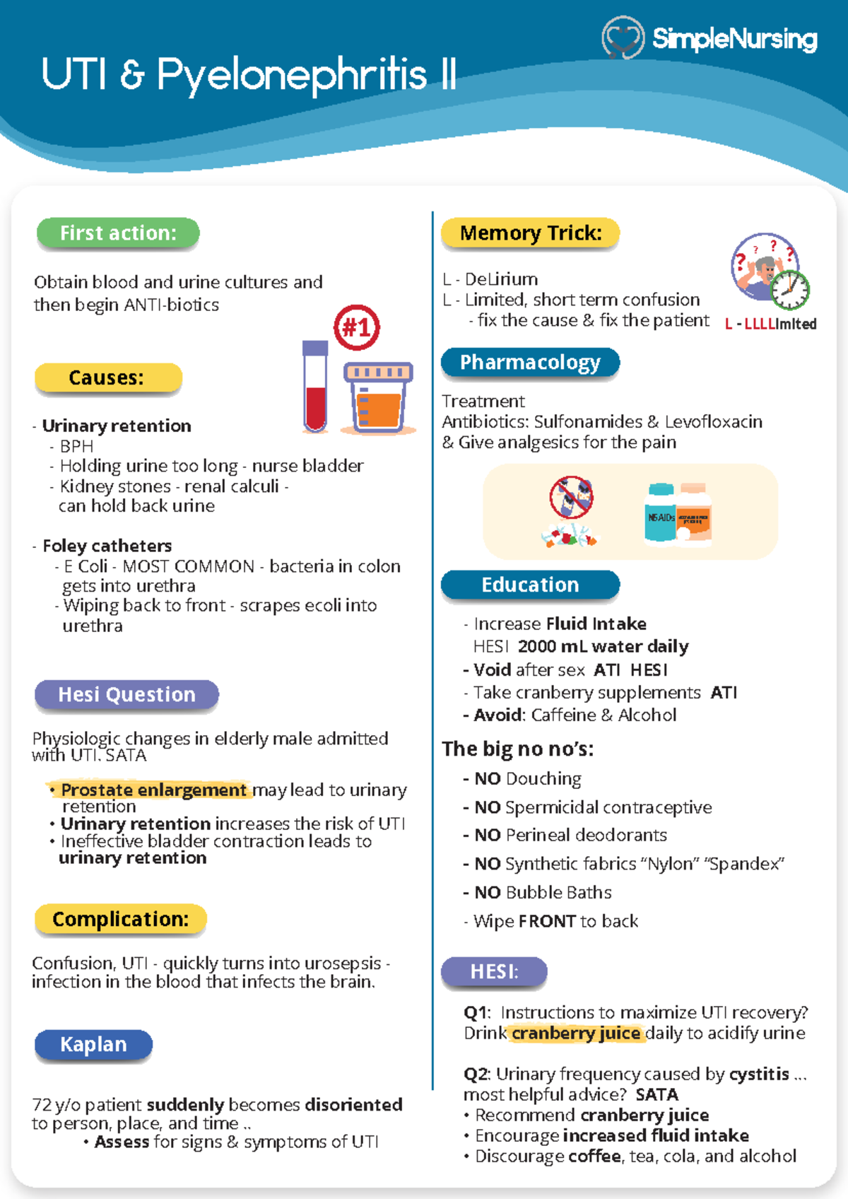 Renal - Infection - UTI Pyelonephritis 2 - UTI & Pyelonephritis II ...