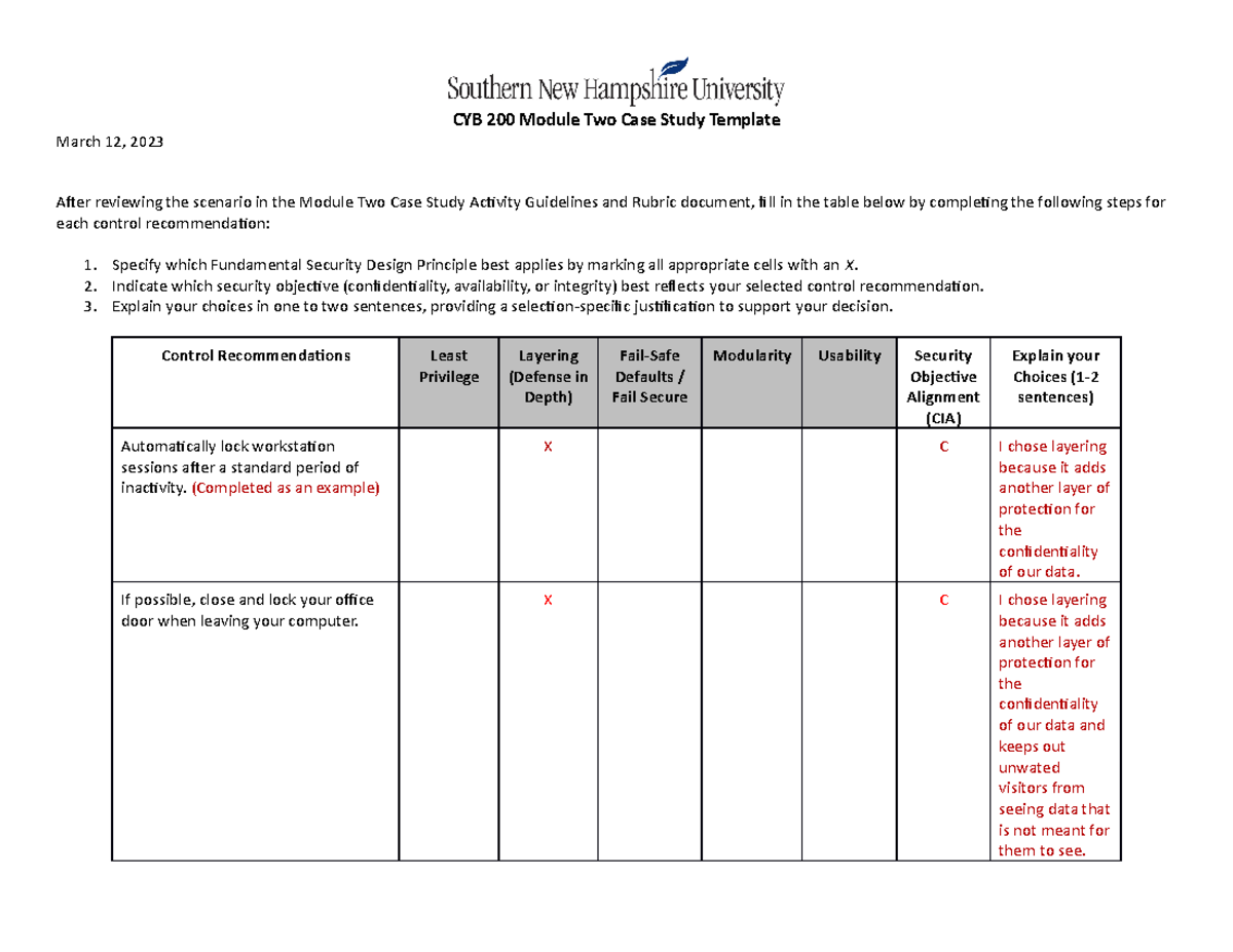 CYB 200 2-3 Desiree Steffen - CYB 200 Module Two Case Study Template ...