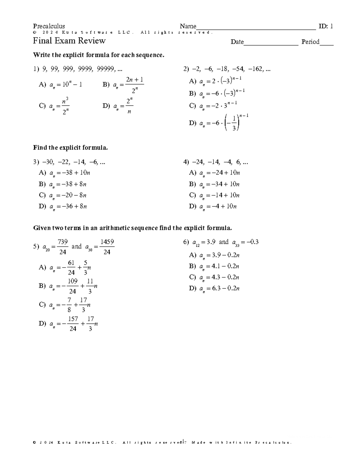 Final+Exam+Review - This is the final exam review with answers - ©e s 2 ...
