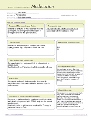 Carbidopa - levodopa - Medication - STUDENT NAME MEDICATION REVIEW ...