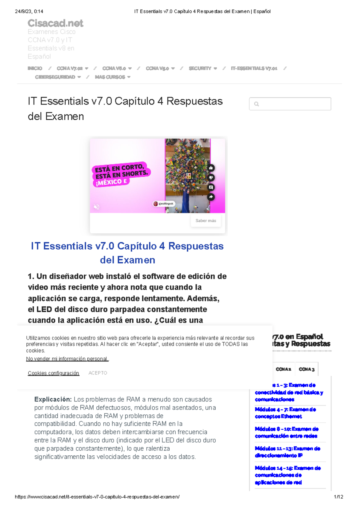 Cap 4 - Examen cisco - Examenes Cisco CCNA v7 y IT Essentials v8 en Español Cisacad IT ...