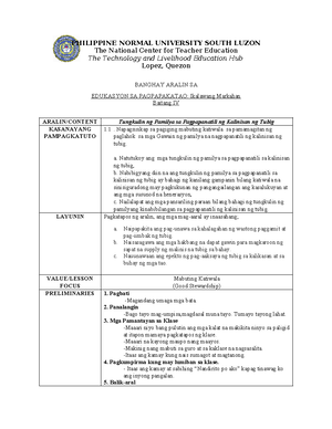 Diagnostic TEST IN Mapeh 3 - DIAGNOSTIC TEST IN MAPEH 3 NGALAN: - Studocu