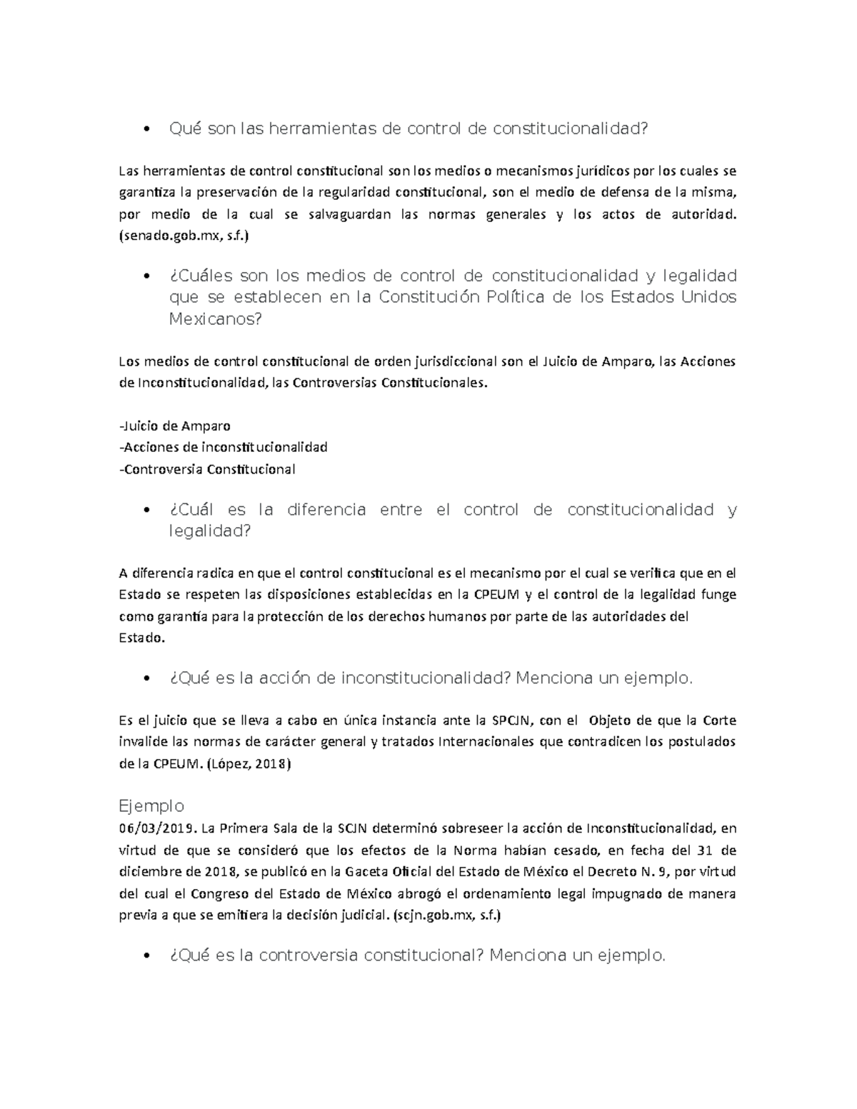 Reto 3. Control de constitucionalidad, legalidad y juicio de amparo ...