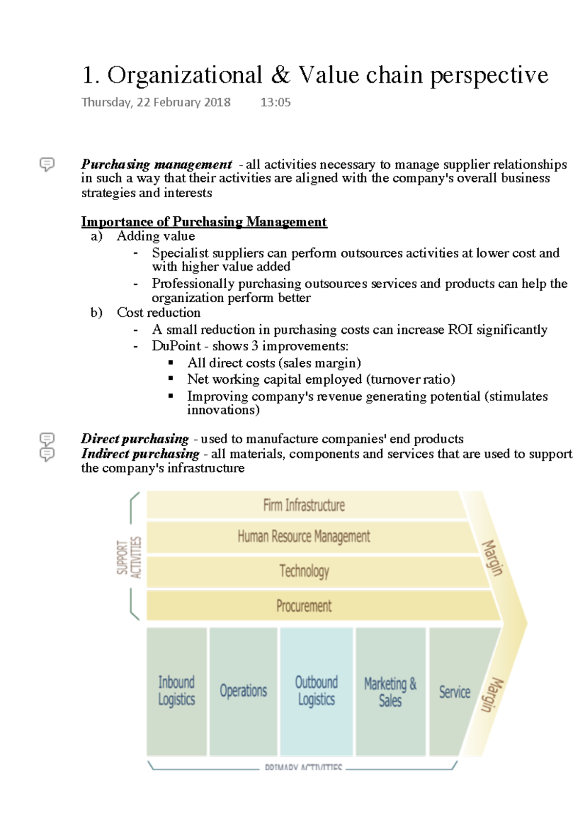 1. Organizational & Value chain perspective - Warning: TT: undefined ...