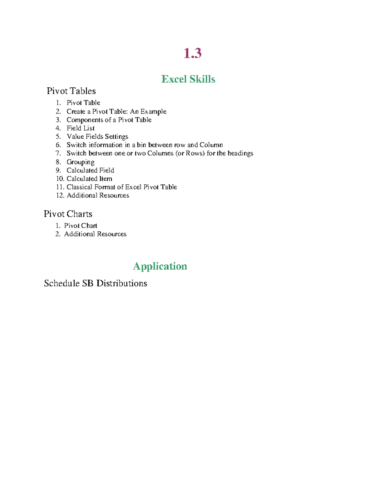 301 - 1.3 Pivot Table - Distribution - 1. Excel Skills Pivot Tables ...