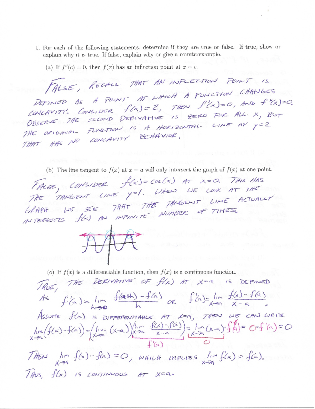 Conceptual Practice Exam 2 Solutions - MATH 200 - Studocu