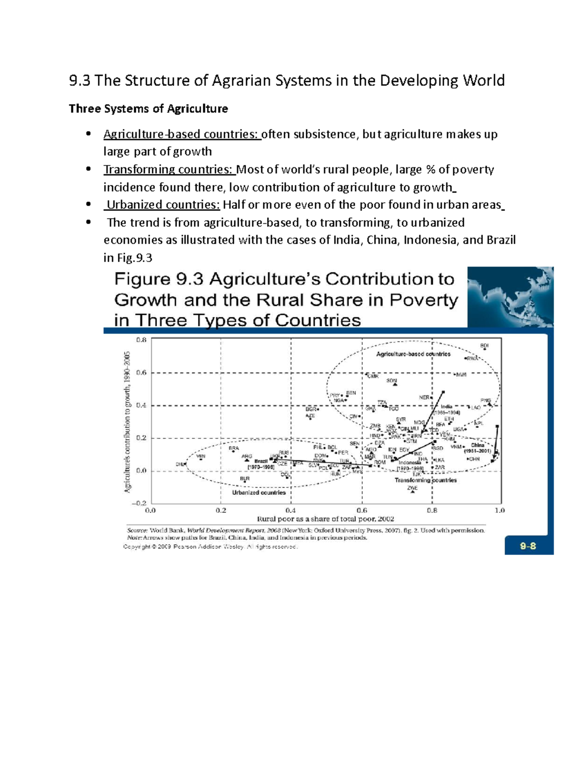 9.3 The Structure of Agrarian Systems in the Developing World - 9 The ...