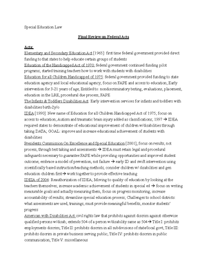 Honig v. Doe Case Brief and Notes - Special Education Law Honig v. Doe ...