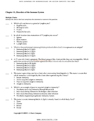 Ch06 - pathophysiology - NURSINGTB. COM Copyright © 2020 F. A. Davis ...
