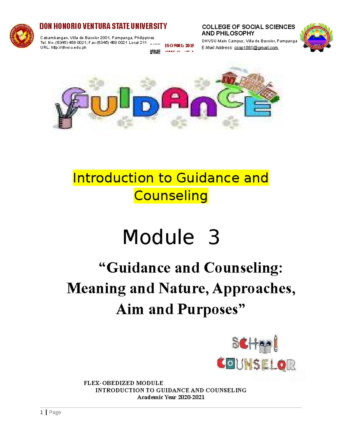 Module 3 Guidance And Counseling Nature Approaches And Importance module-3-guidance-and-counseling-nature-approaches-and-importance
