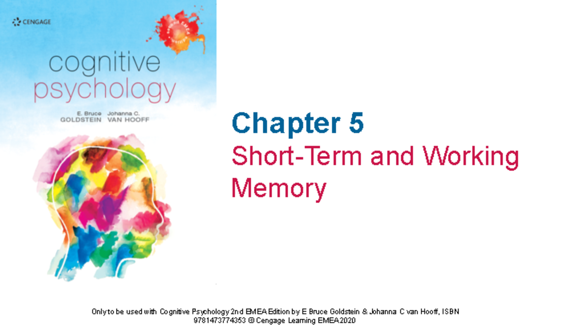 PYC3703 Chapter 5 PowerPoint - Only to be used with Cognitive ...