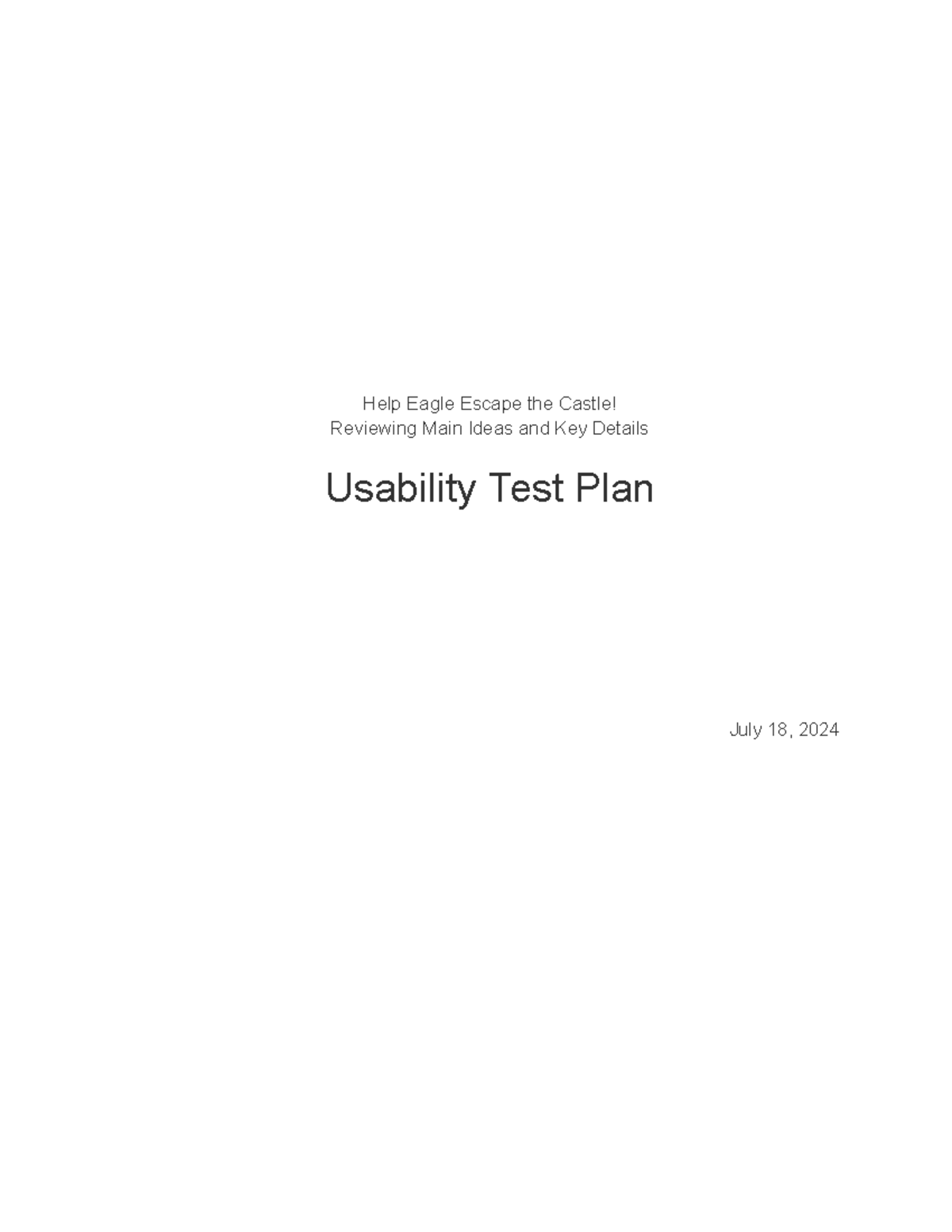 D292 Task 4 - Passed - Help Eagle Escape the Castle! Reviewing Main ...