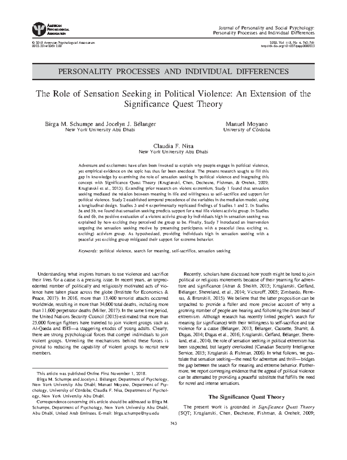 Sample 1 - article for general knowledge - Journal of Personality and ...