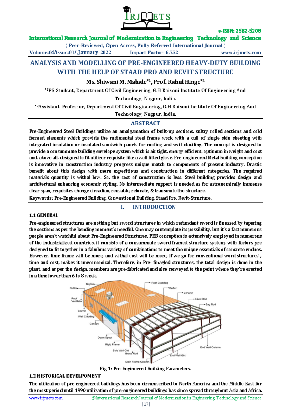 Fin irjmets 1641224639 - International Research Journal of Modernization in Engineering ...