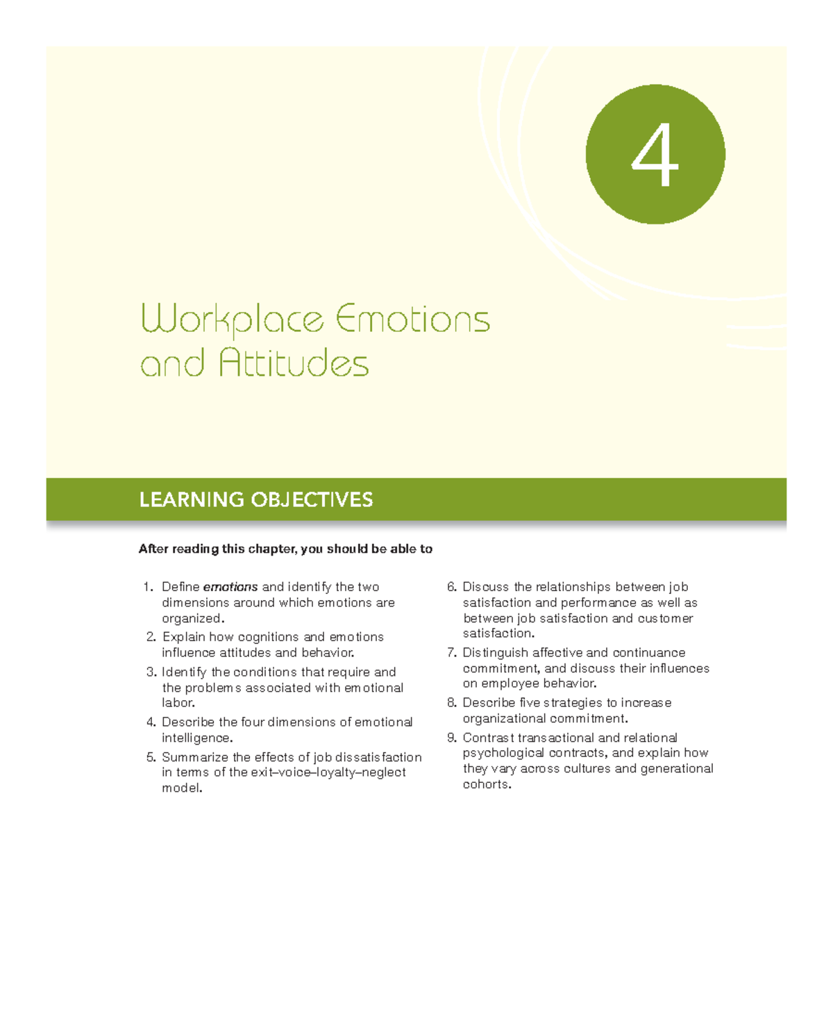 Workplace Emotions and Attitudes - Introduction to the Field of ...