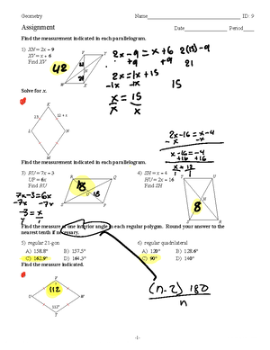 Algebra 2-Placement-Test - A LG EBRA 2 PLA C EM ENT TEST Placement Test ...