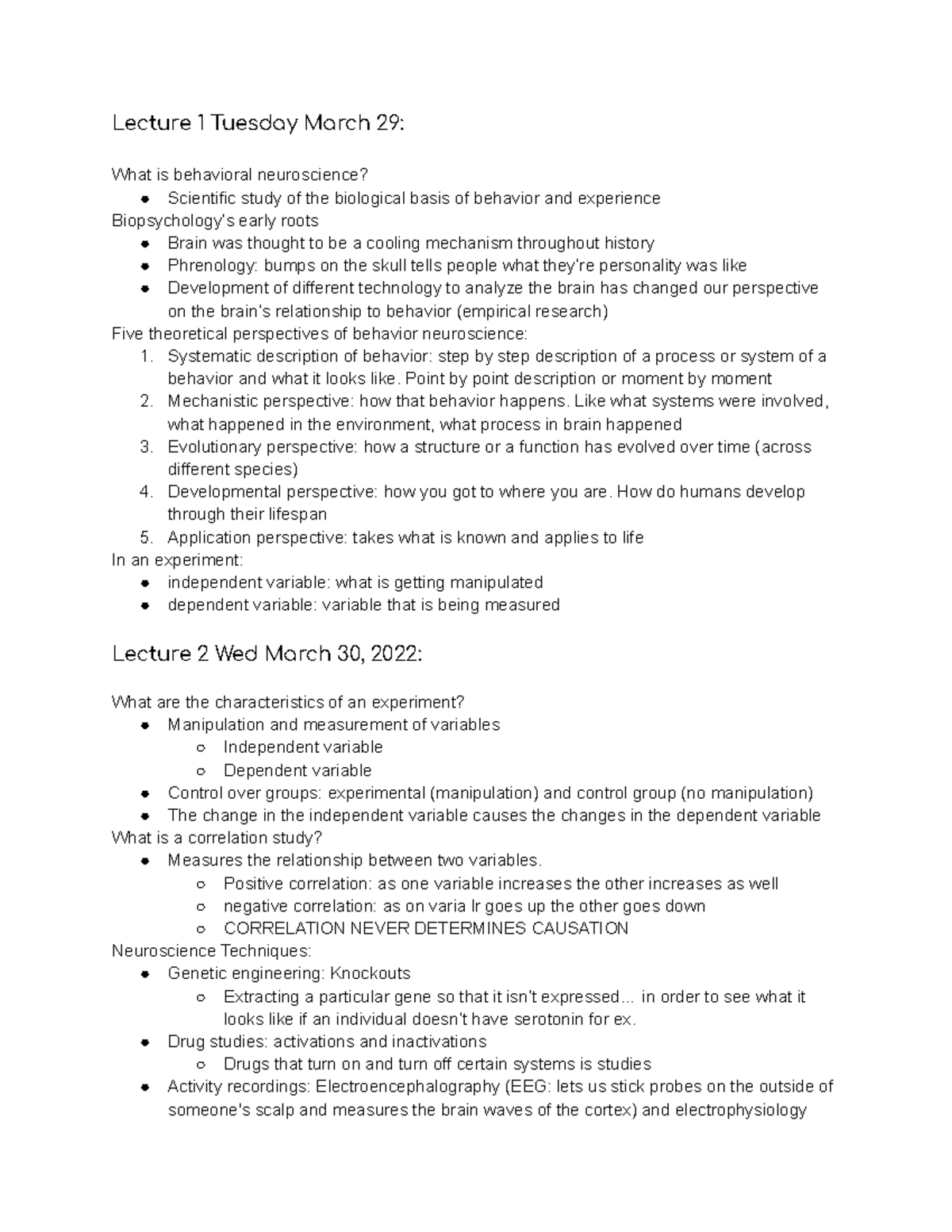 Untitled document-4 - Lecture notes taught by Ellie Theobald. - Lecture ...