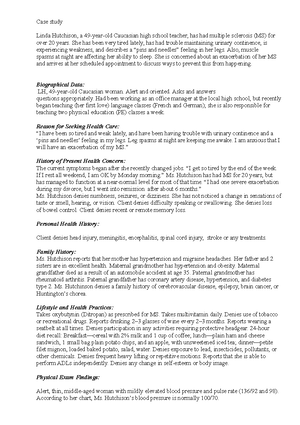 Analysis of Vital Signs Scenarios - Name