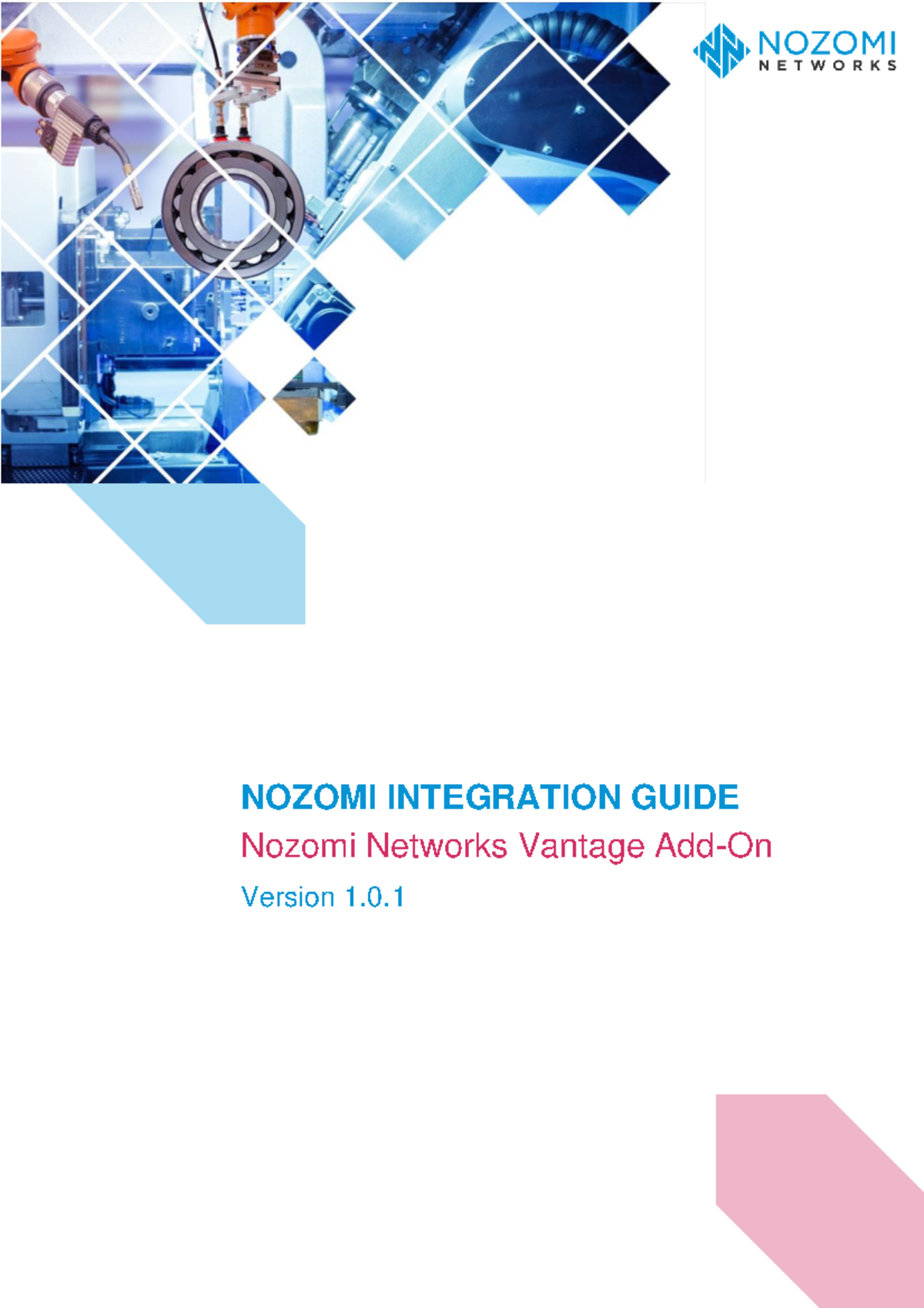 Nozomi-QRadar App For Vantage-Integration Guide - NOZOMI INTEGRATION ...