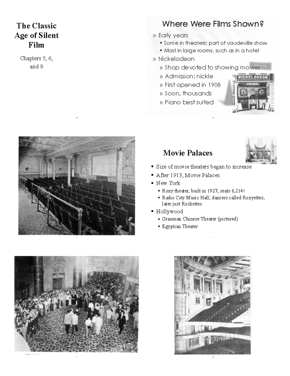 3 Silent Film Miniview The Classic Age Of Silent Film Chapters 5 6