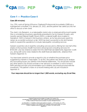 CO1-2201E-IP04 - cpa core course - Chartered Professional Accountants of Canada, CPA Canada, CPA ...